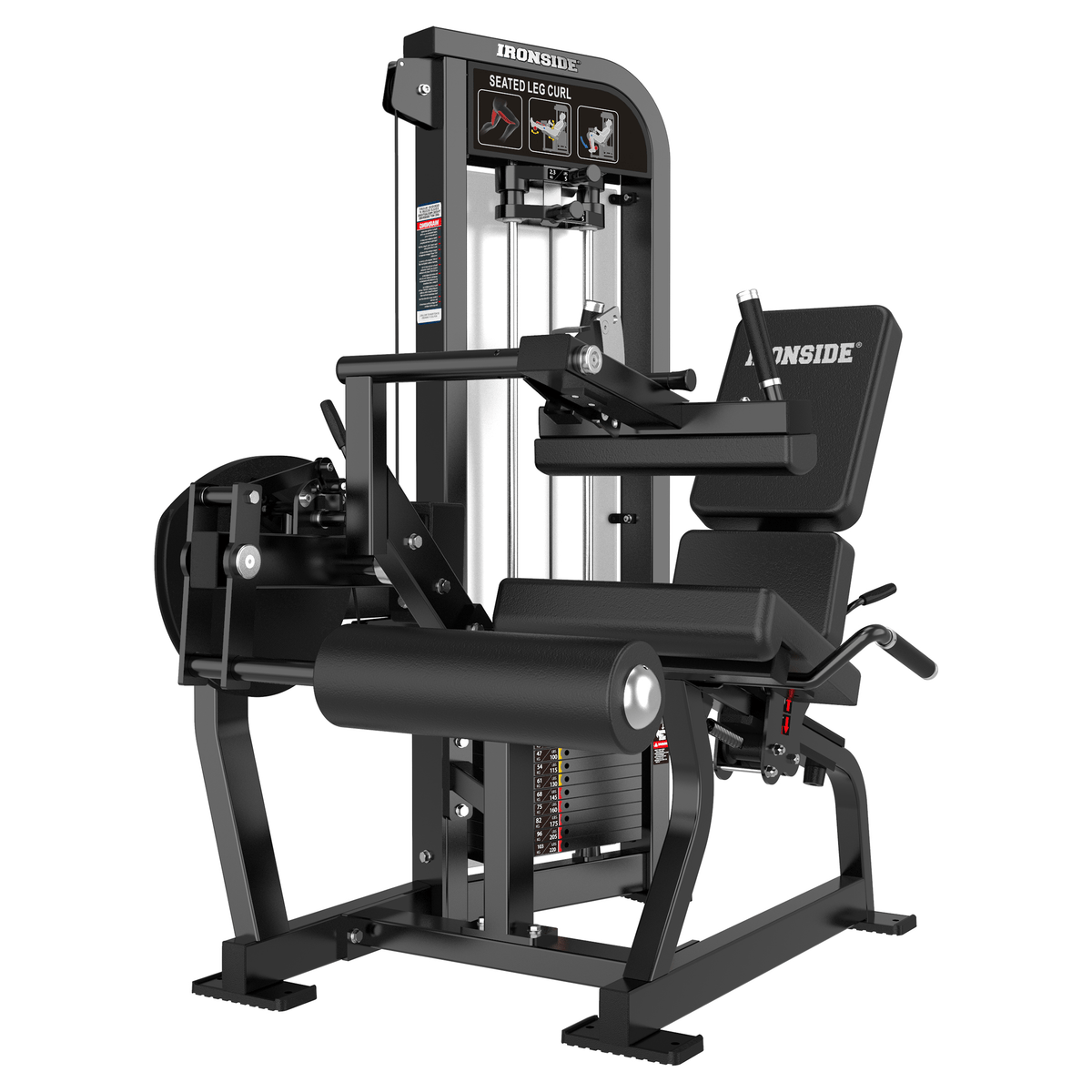 Seated Leg Curl Machine 3.0 IRONSIDE Infinity – Ironside Chile